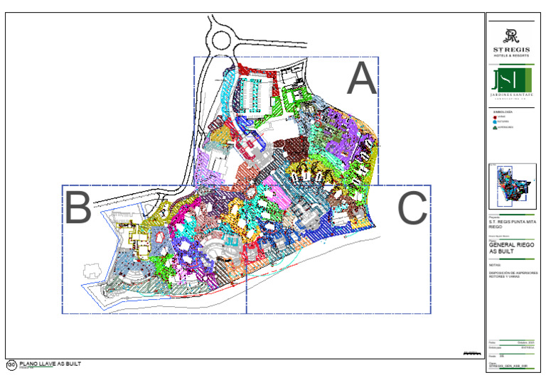 Stregis Asbuilt Riego Lev Aspersores-g00 | PDF