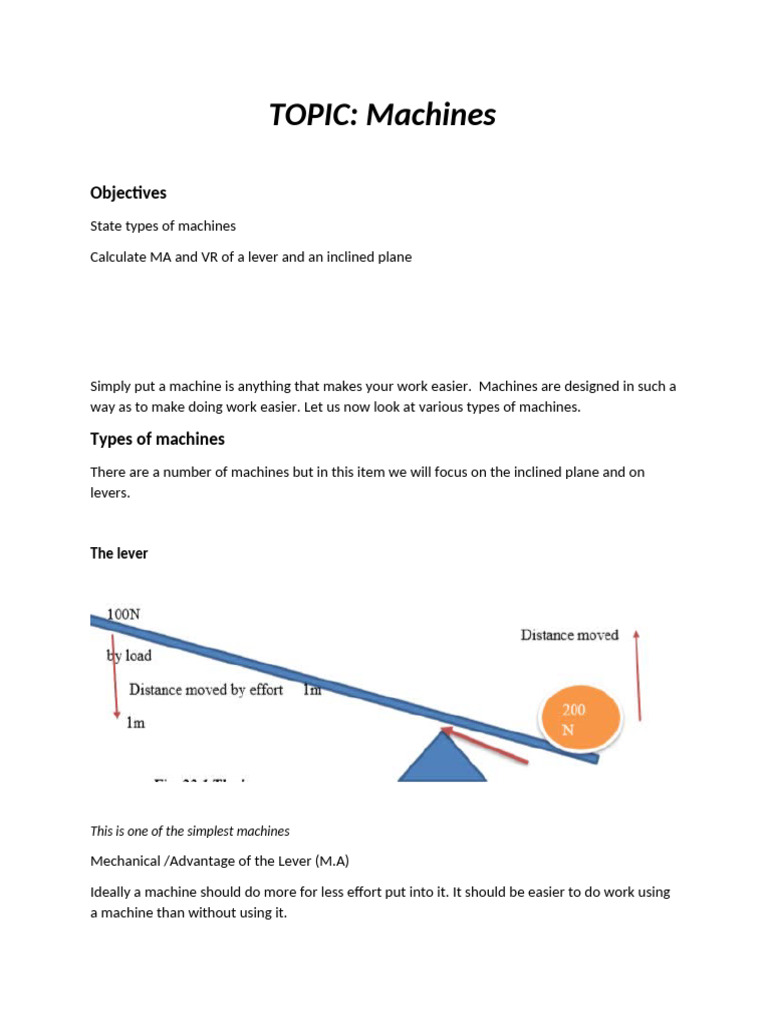 Machines-Inclined Plane f3 | PDF