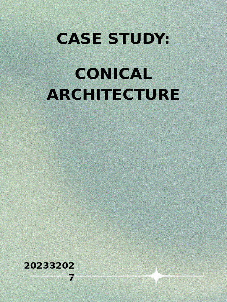 Conical Architecture | PDF