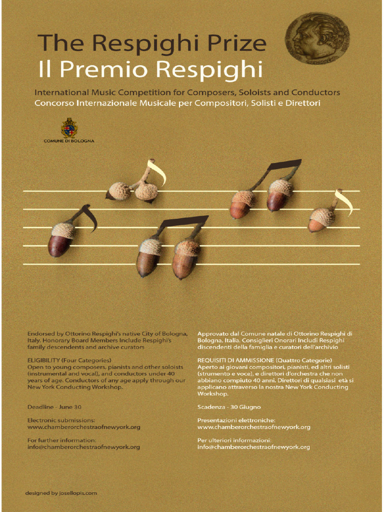 The Respighi Prize in Composition and Performance | PDF