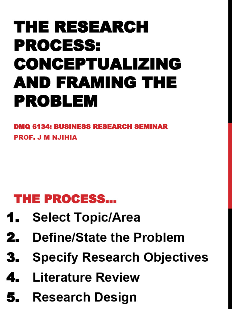 Selection of The Problem | PDF | Hypothesis | Null Hypothesis