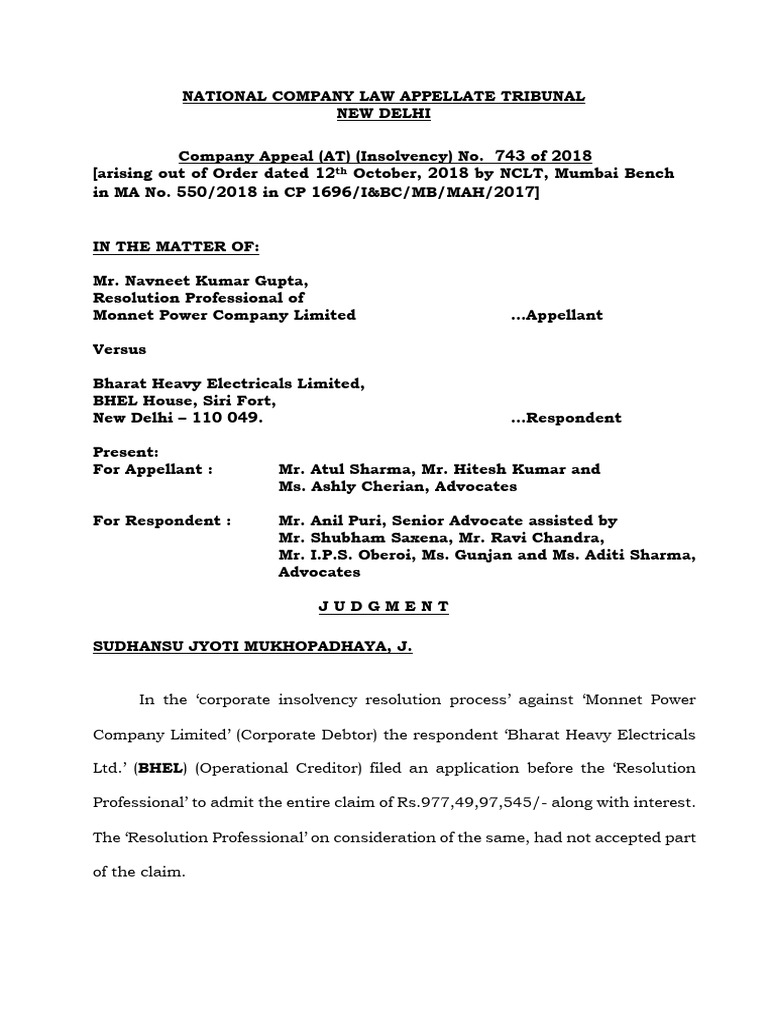 Mr. Navneet Kumar Gupta | PDF | Bankruptcy | Ownership