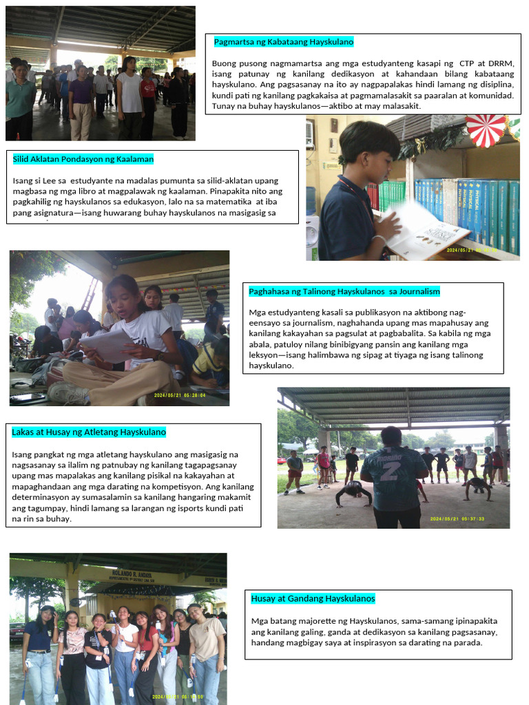 Odiamar-Lee Photojournalism Filipino 1 | PDF