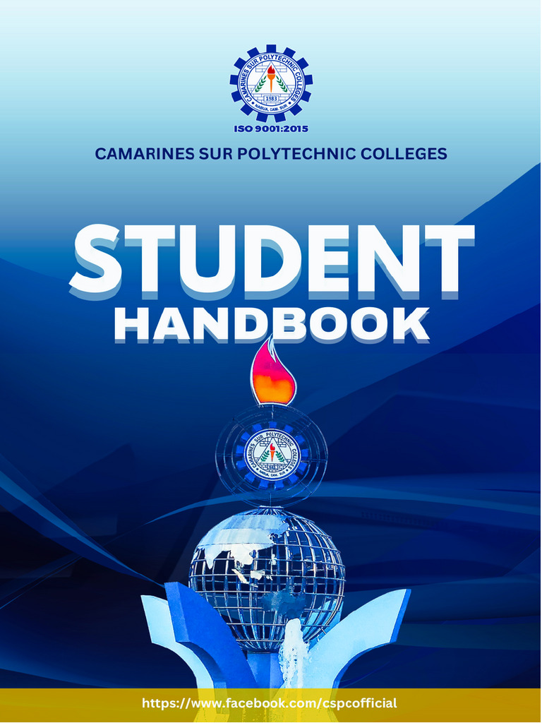 CSPC Student Handbook | PDF | University And College Admission