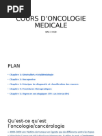 Cours D'oncologie Medicale | PDF | Oncologie | Cancer