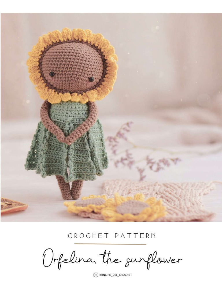 Orfelina The Sunflower - Principe Del Crochet - ENG - Mini | PDF