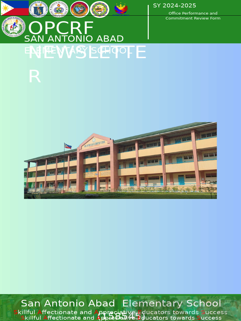 Opcrf Newsletter Sy 2024-2025 | PDF