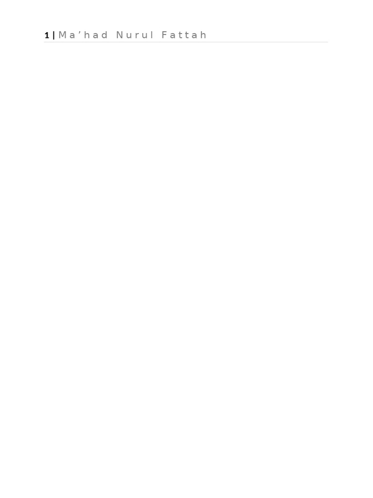 Jurumiyah, Imrithi, Alfiyyah | PDF