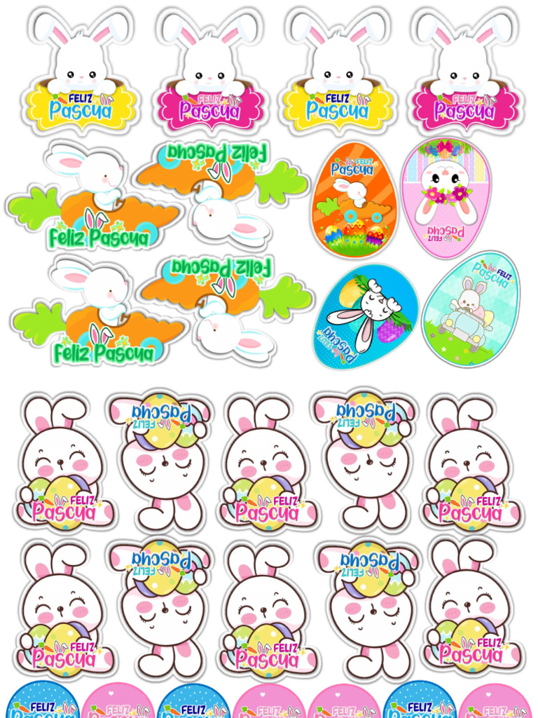 Stickers Pascua | PDF