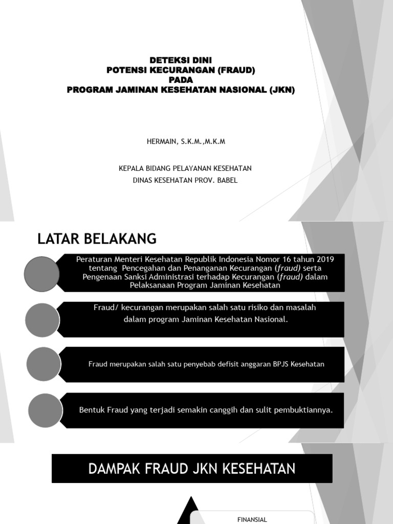 Dampak Fraud pada JKN Kesehatan | PDF