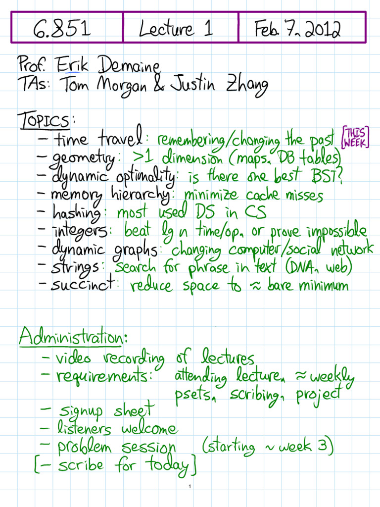 MIT6 851S12 Lec1 | PDF