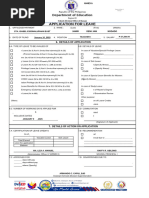 Civil Service Form No.6 Revised 2020 Application For Leave 1 | PDF ...