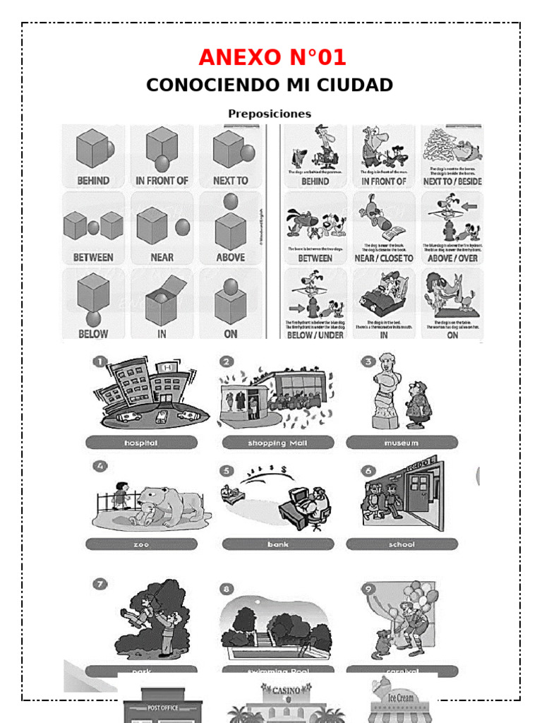 Unidad 1 - Anexos Sem 1 - Ingles 2° | PDF