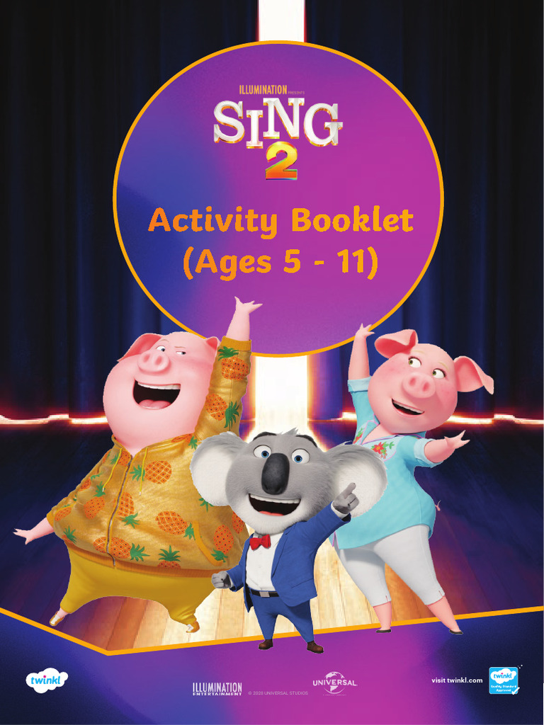 Sing 2 Activity Book for Kids | PDF