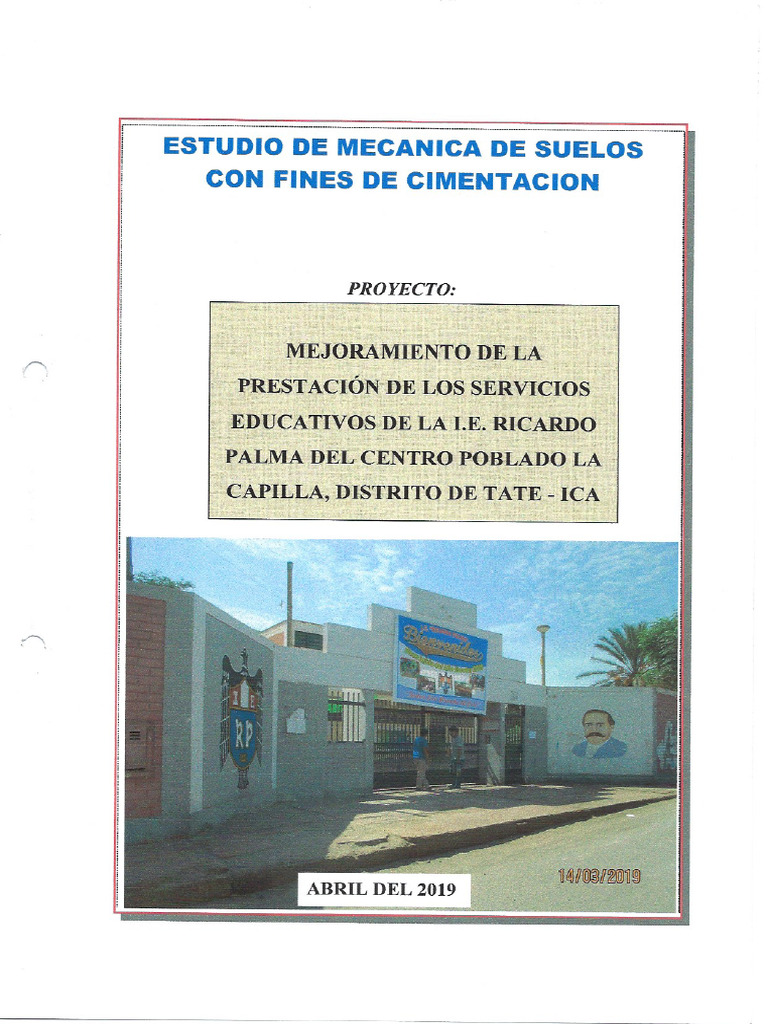 Estudio de Suelos | PDF