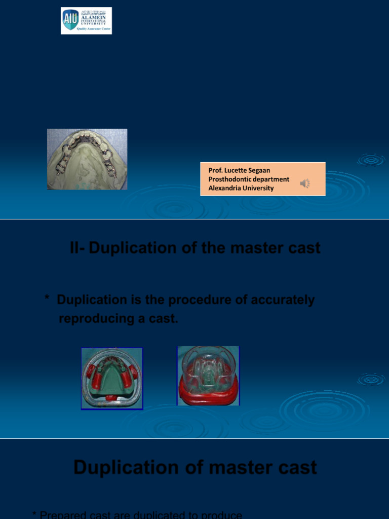 Laboratory Procedures For RPD Framework Construction Part II | PDF ...