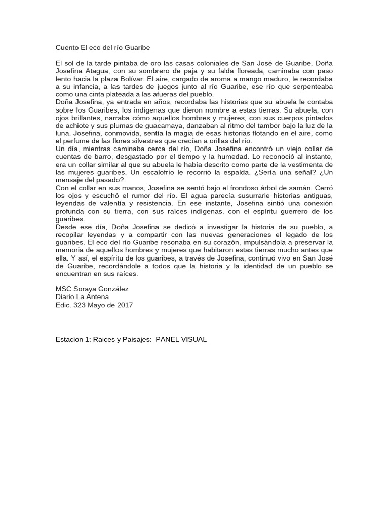 Analisis Del Cuento | PDF | Tradiciones