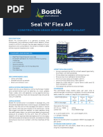 Technical Data Sheet - BOSTIK Rugby Original | PDF | Adhesive | Materials