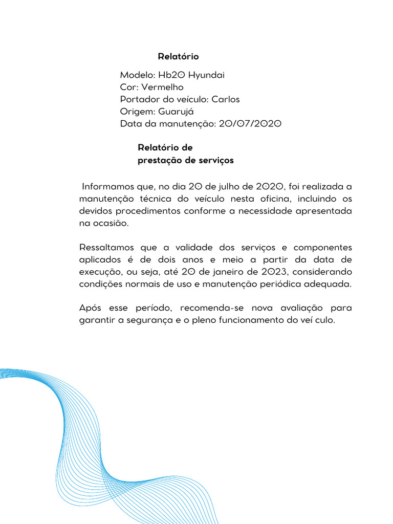 Documento A4 Timbrado Corporativo Profissional Vermelho e Branco PDF | PDF