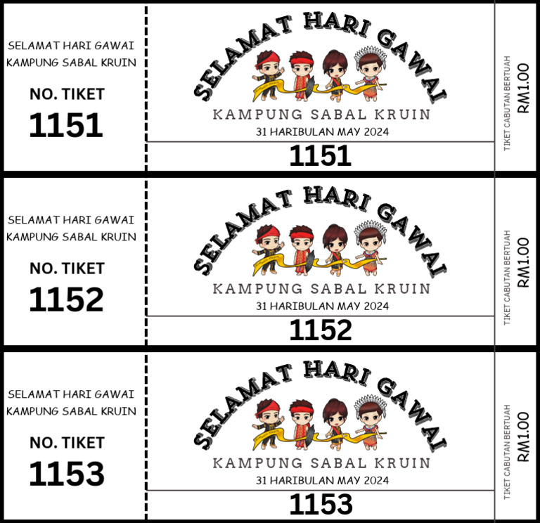 Tiket Bertuah 1151-1300 | PDF