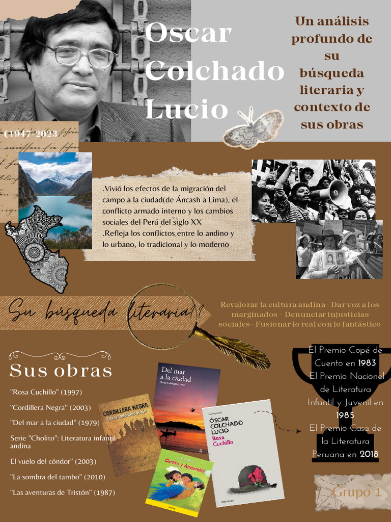 Análisis de la obra de Óscar Colchado | PDF