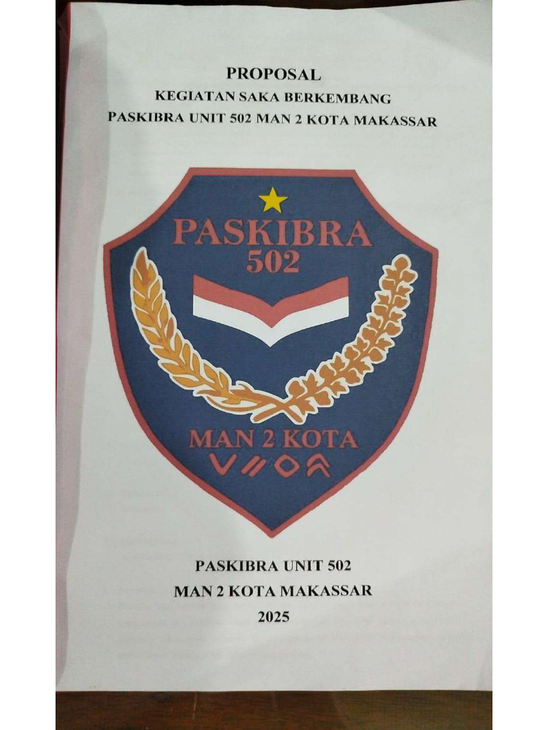 Proposal Paskib SAKA BERKEMBANG | PDF