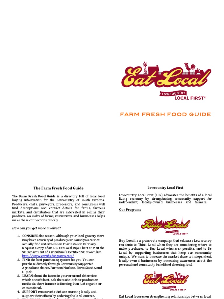 Farm Fresh Food Guide Spring 2012 | PDF | Organic Farming | Foods