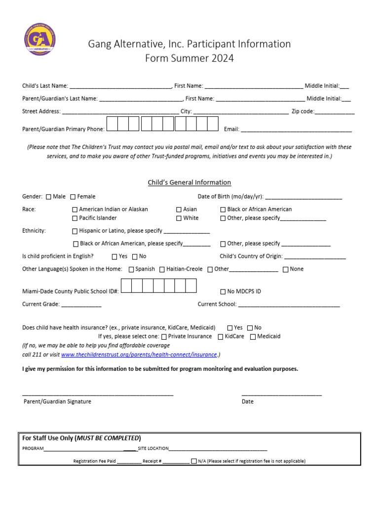 Gang Alternative Summer 2024 | PDF | Race And Ethnicity In The United ...