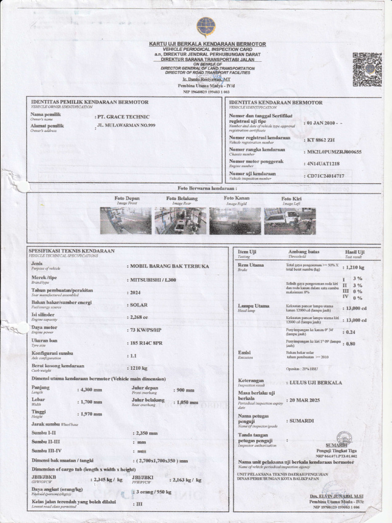 Kir l300 Putih | PDF