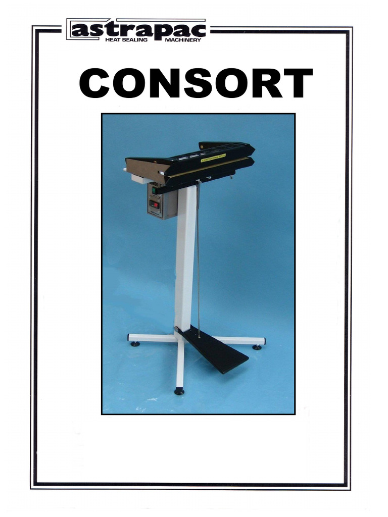 CONSORT Manual Heat Sealing Machine | PDF | Mechanical Engineering ...