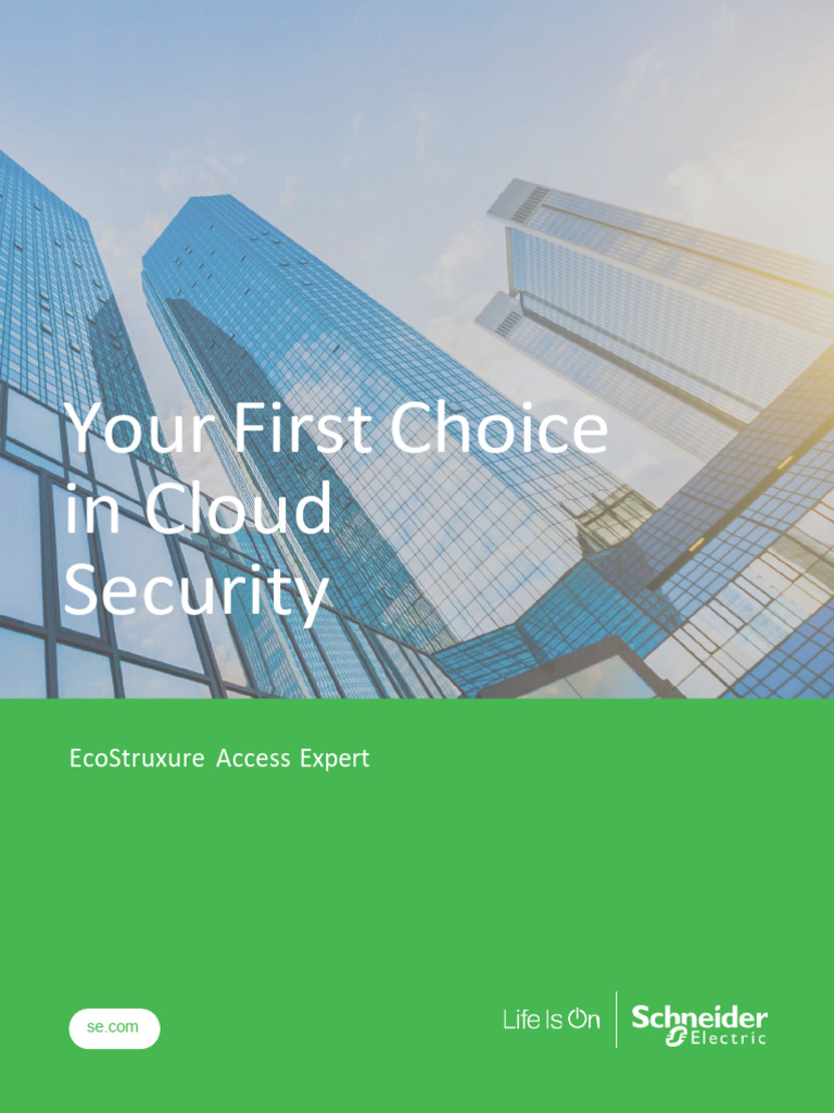 Ecostruxure Access Expert 2 | PDF | Cloud Computing | Security