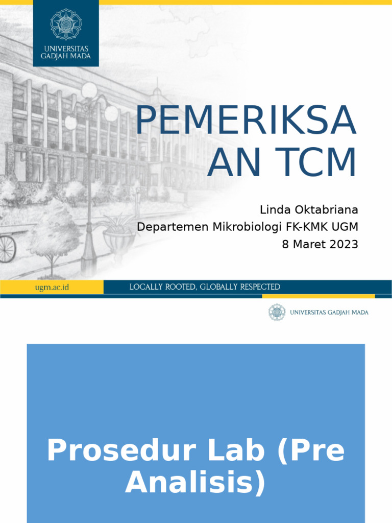 Prosedur Pemeriksaan TCM TB | PDF