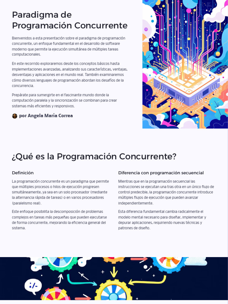 Paradigma de Programacion Concurrente | PDF | Hilo (Computación) | Programación de computadoras
