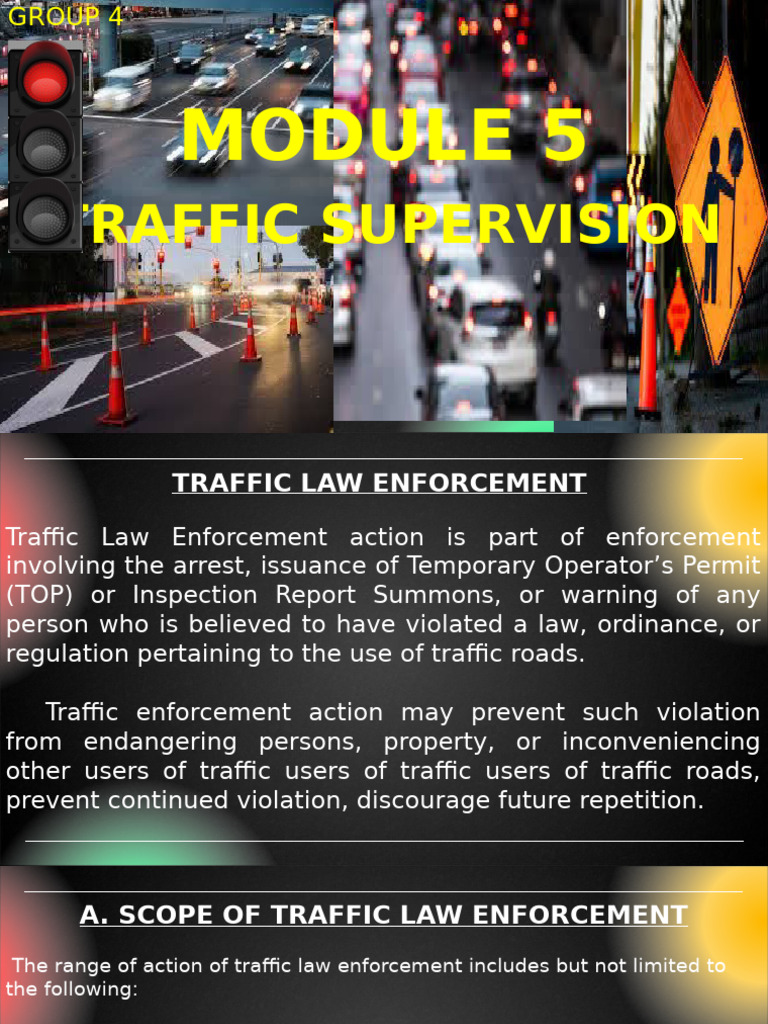 Module 5 Cdi 4 Report | PDF | Arrest | Driving