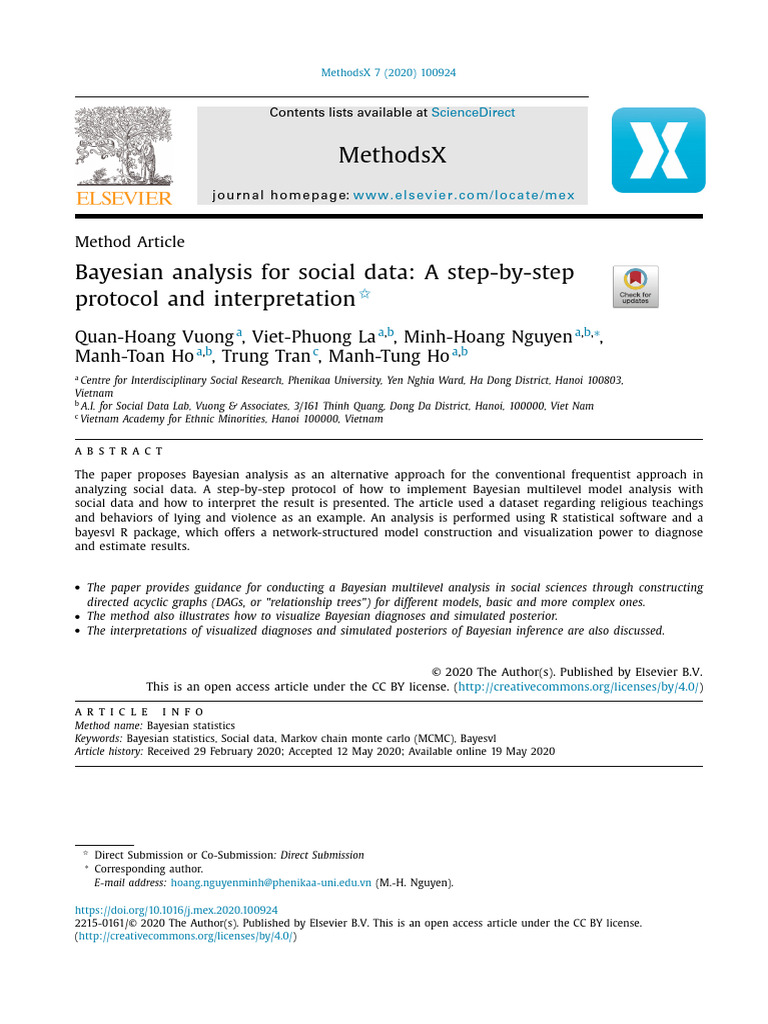 Social Data1-S2.0-S2215016120301448-Main | PDF | Variance | Statistical Analysis