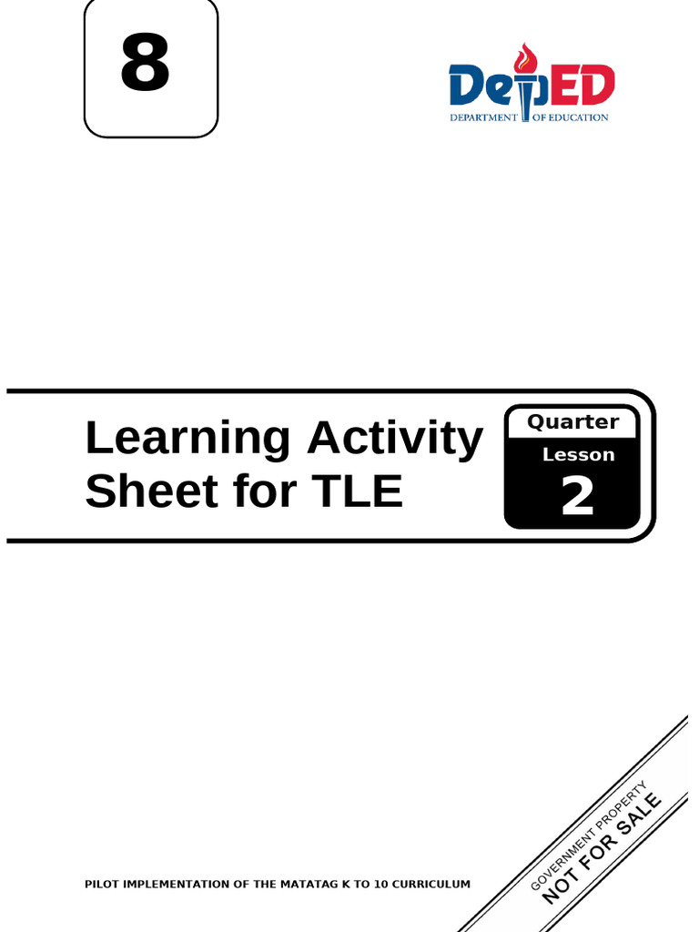 q1 Las Tle 8 Lesson 2 Week 2 | PDF | Curriculum | Information
