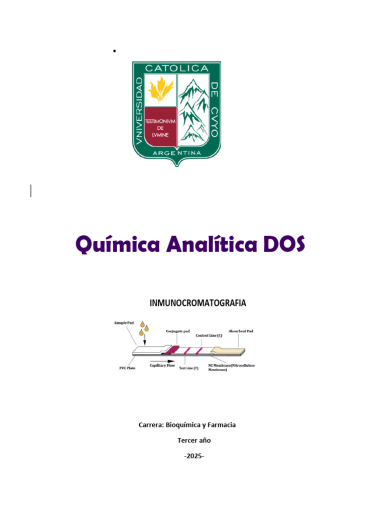 Práctico Laboratorio Nº3 Inmunocromatografía | PDF | Gonadotropina ...