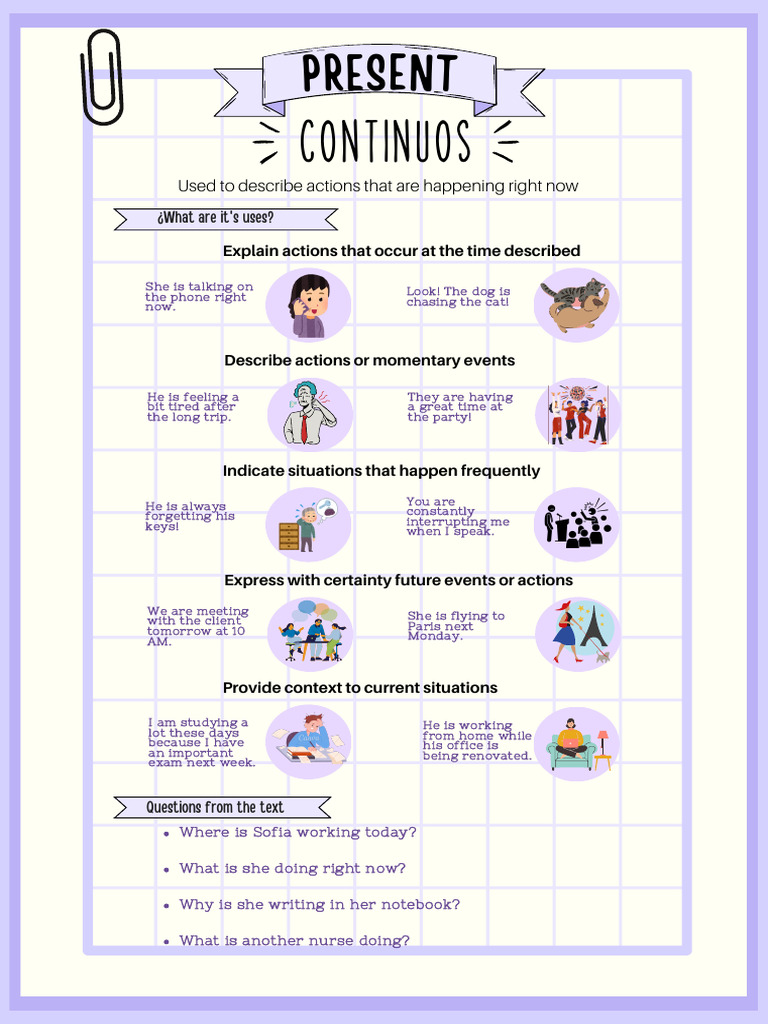 Presente Continuo | PDF