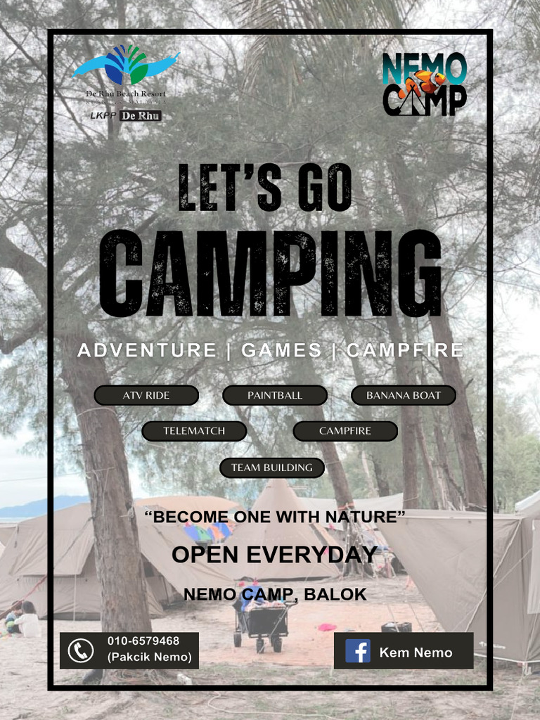 Nemo Camp Booklet Package | PDF | Camping | Outdoor Recreation