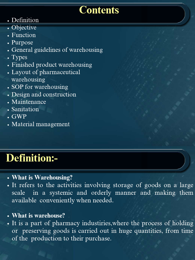 Warehousing - PPT 20250505 064906 0000 | PDF | Warehouse | Verification ...