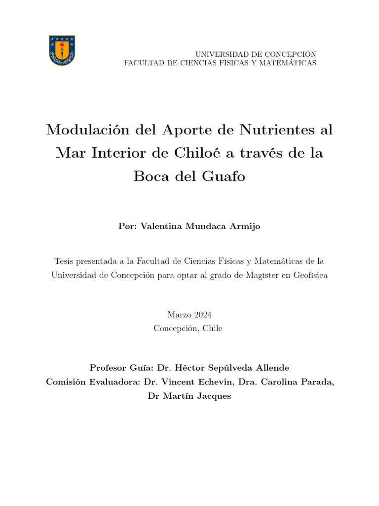 Mundaca A V 2024 MAG | PDF | Marea | Mar