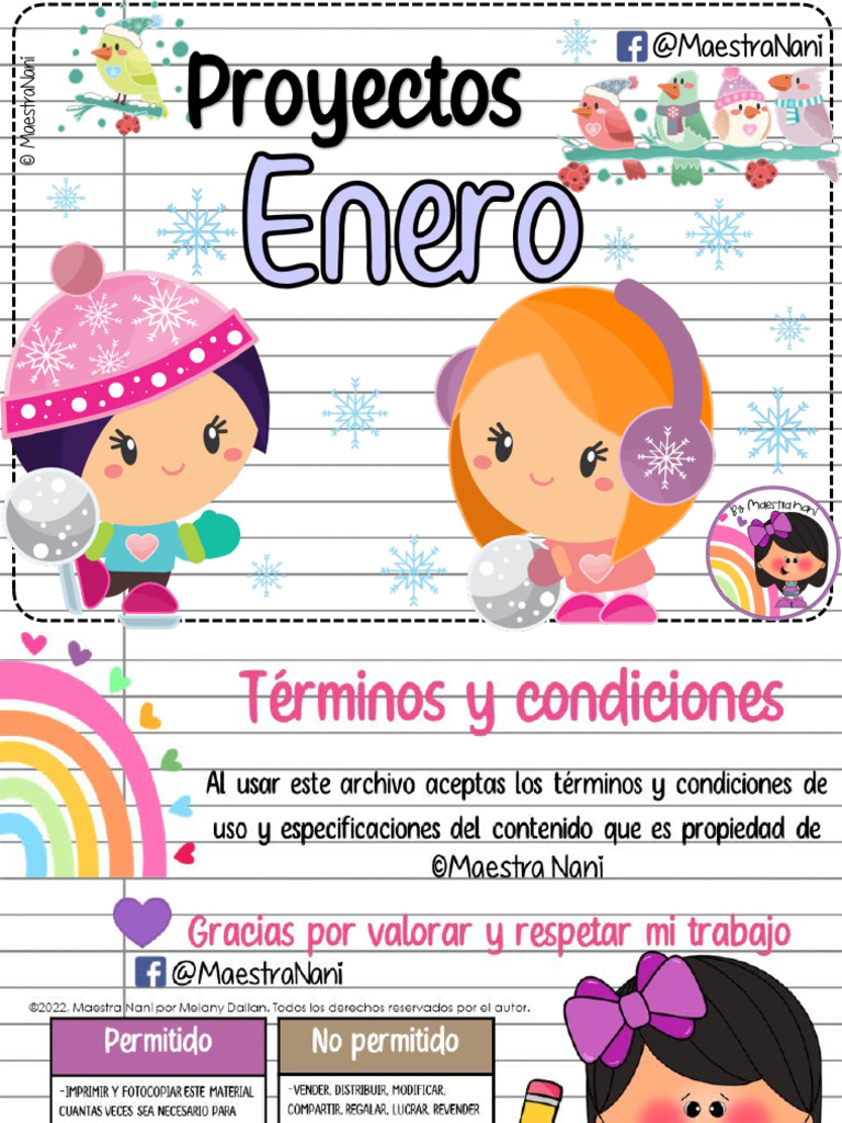 Proyectos Enero 2022 Maestra Nani 3 | PDF