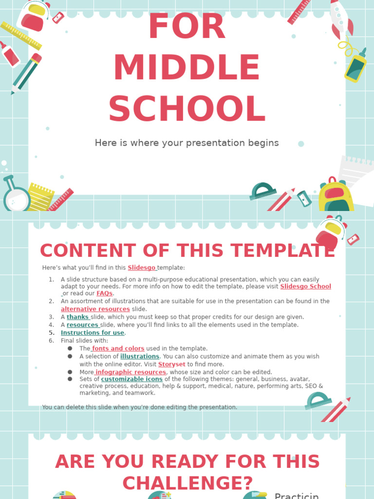 Student Choice Board For Middle School XL by Slidesgo | PDF | Planets ...