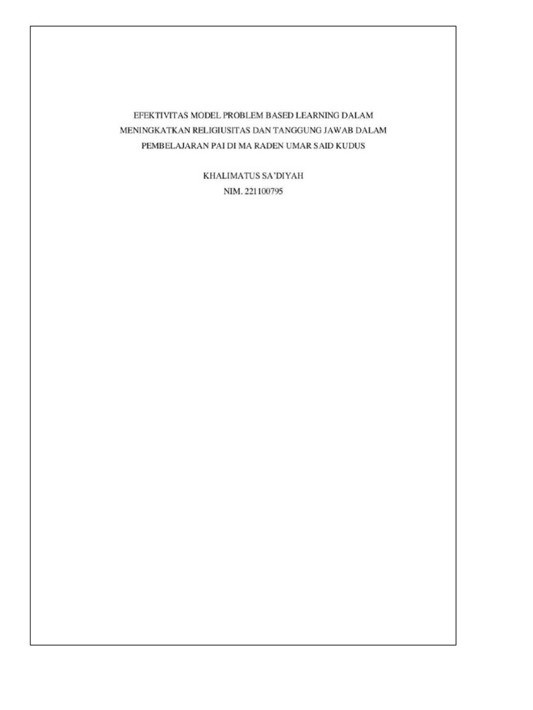 Draft Proposal - Khalimatus Sa'Diyah - Docx (1) - Compressed | PDF
