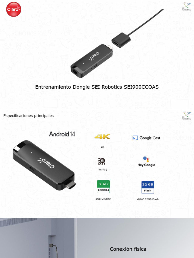 SEI Robotics SEI900CCOAS Dongle Specs | PDF
