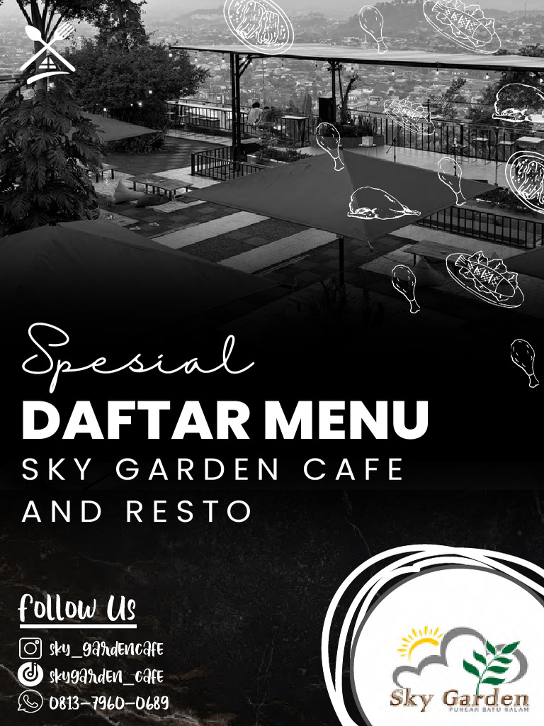 Menu Digital Sky Garden2025 | PDF