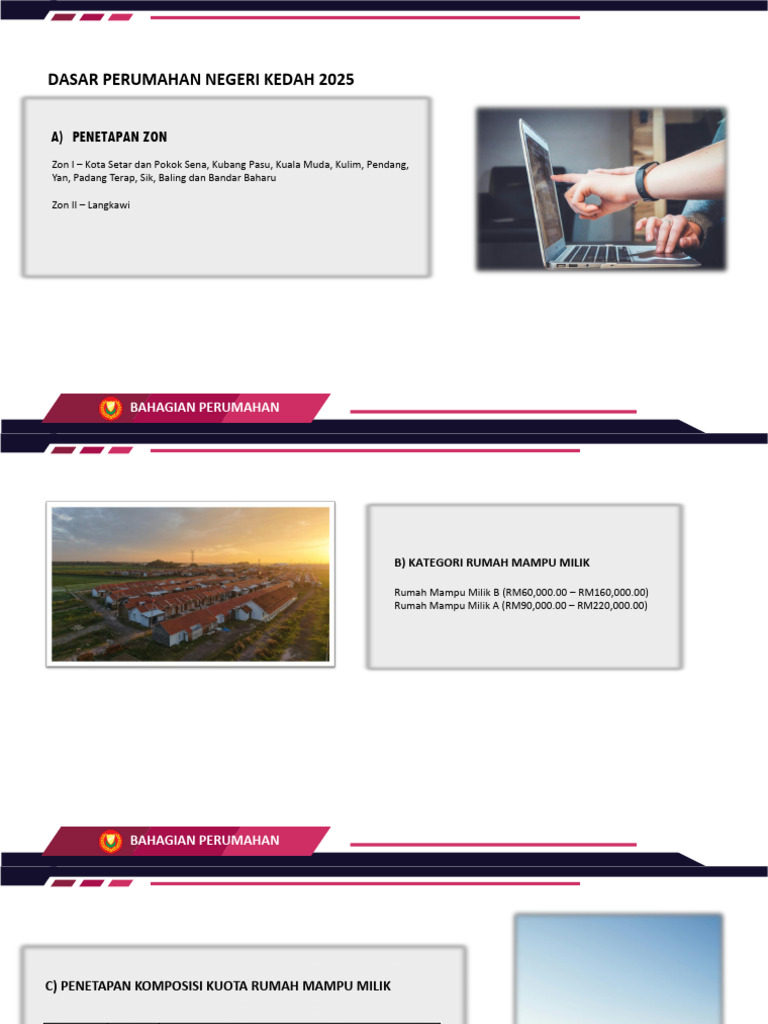 Dasar Perumahan Negeri Kedah 2025 | PDF
