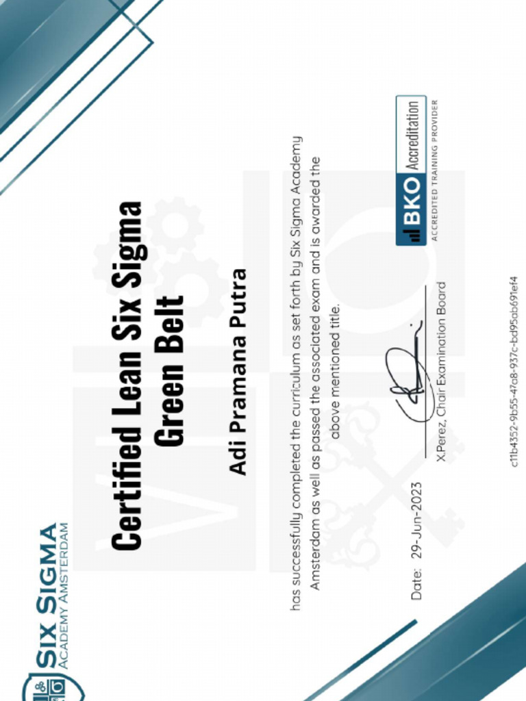 Certification | PDF