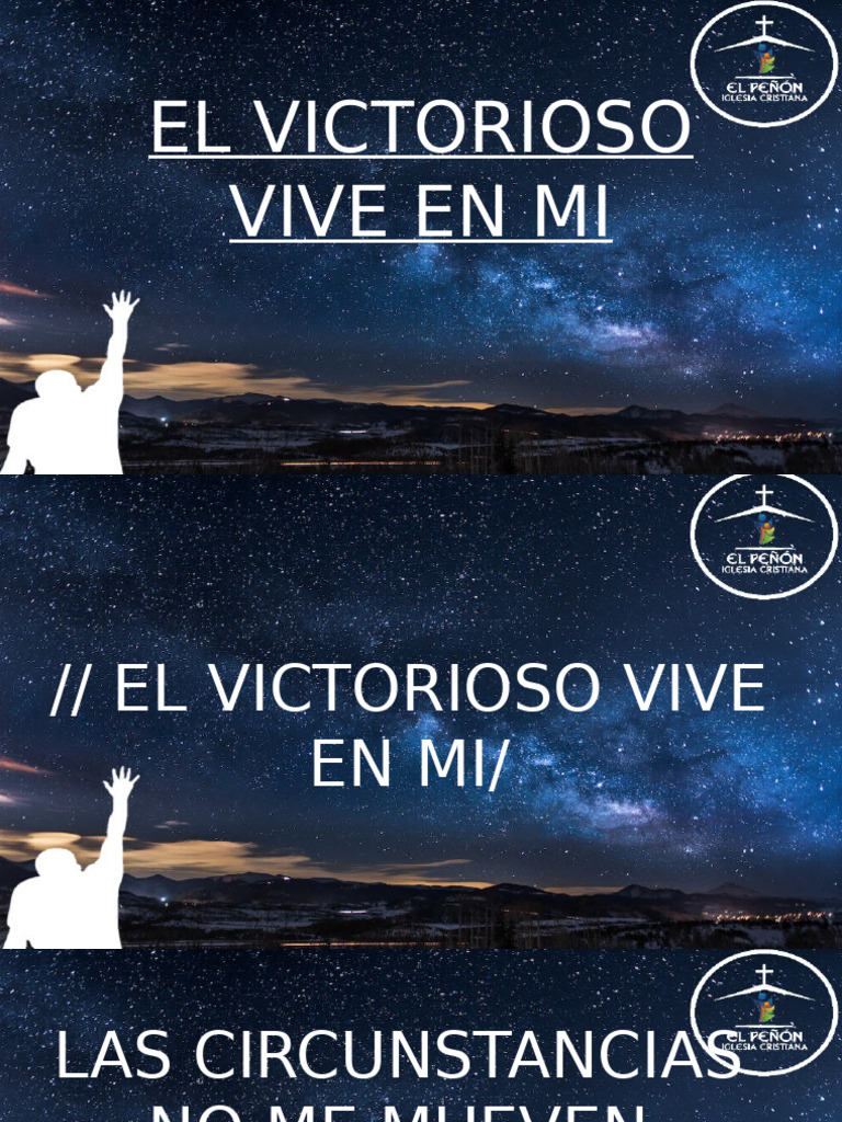 El Victorioso Vive en Mi | PDF
