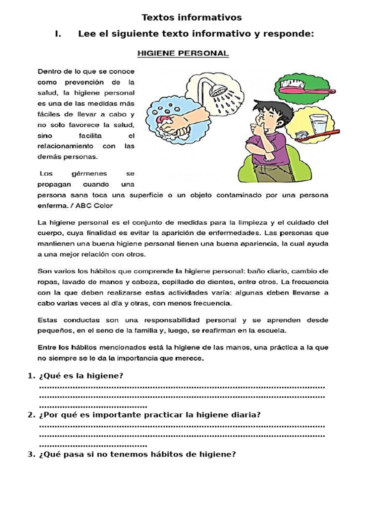 Textos Informativos | PDF